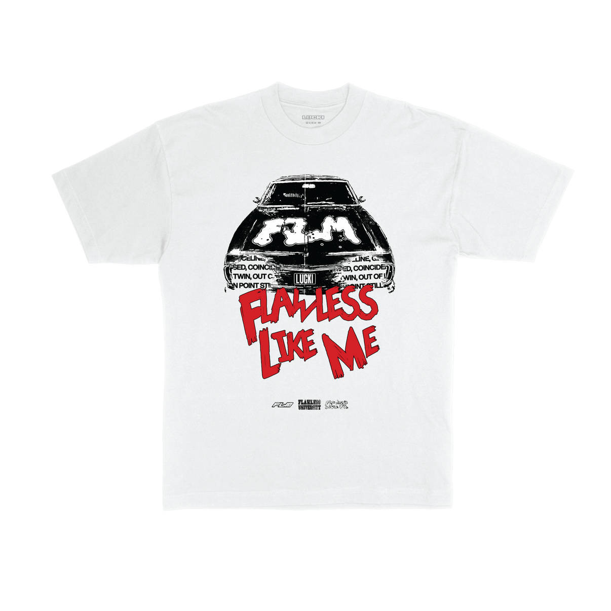 Flawless Car T-Shirt (White) – EMPIRE